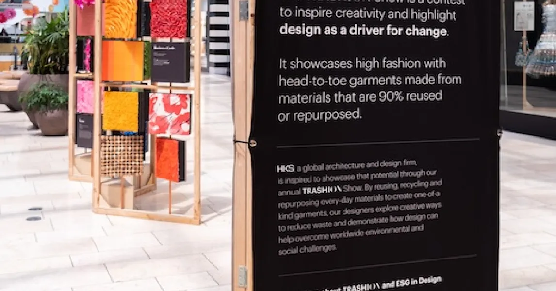 Galleria Dallas | Repurposed Fashion as Art at Galleria Dallas